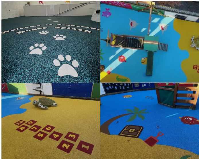 HOPSCOTCH Number Snake - 2D Wet Pour Graphics – GB Sport & Leisure
