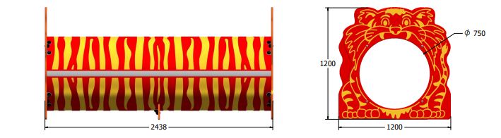 Tiger Crawl Through Tunnel – GB Sport & Leisure