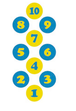 HOPSCOTCH Circular - 2D Wet Pour Graphics – GB Sport & Leisure